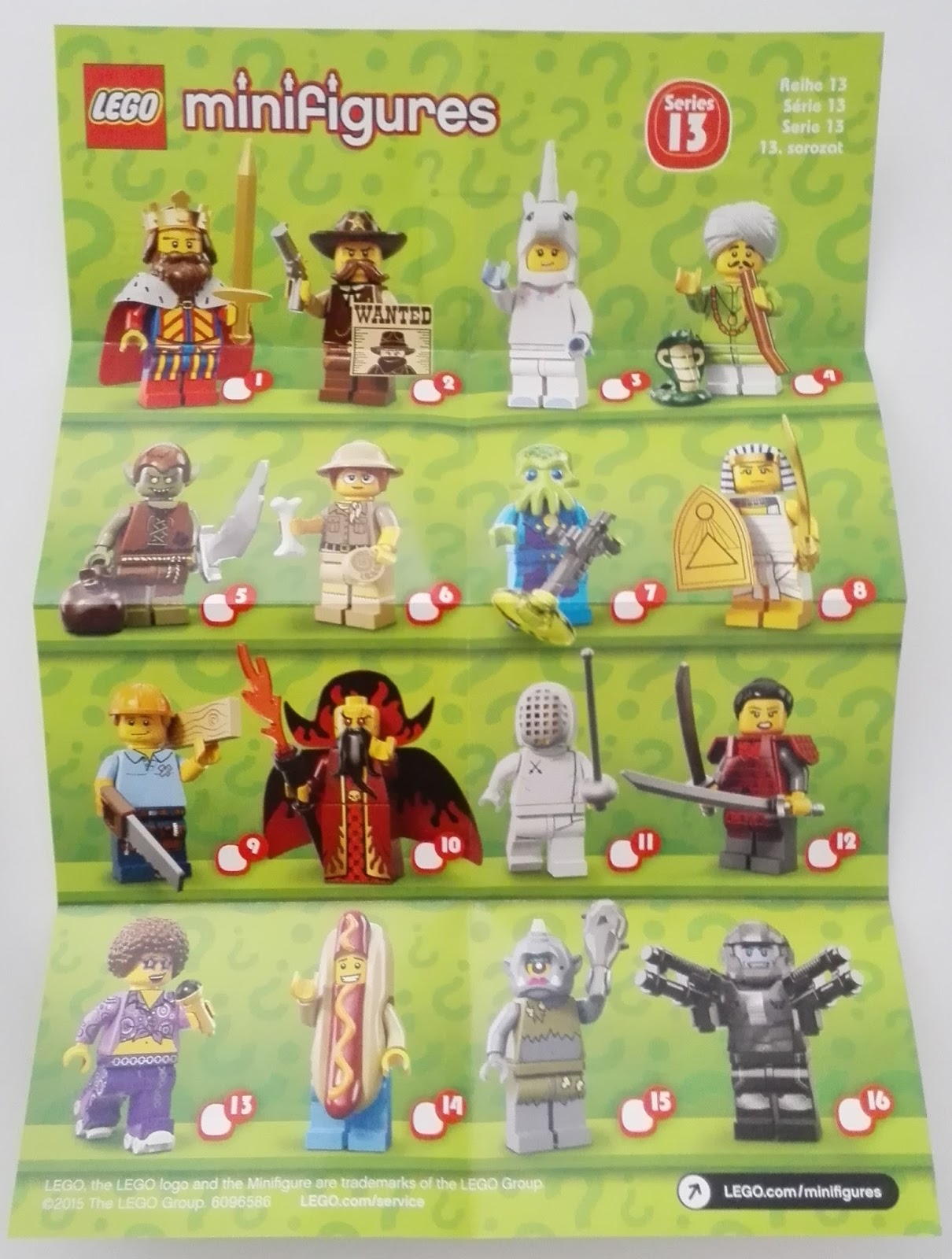 Hobby Cards Europe: LEGO - minifigures Series 13