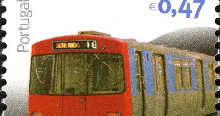 Sobre Filatelia y Ferrocarriles: ML79 del Metro de Lisboa (Portugal, 2010)