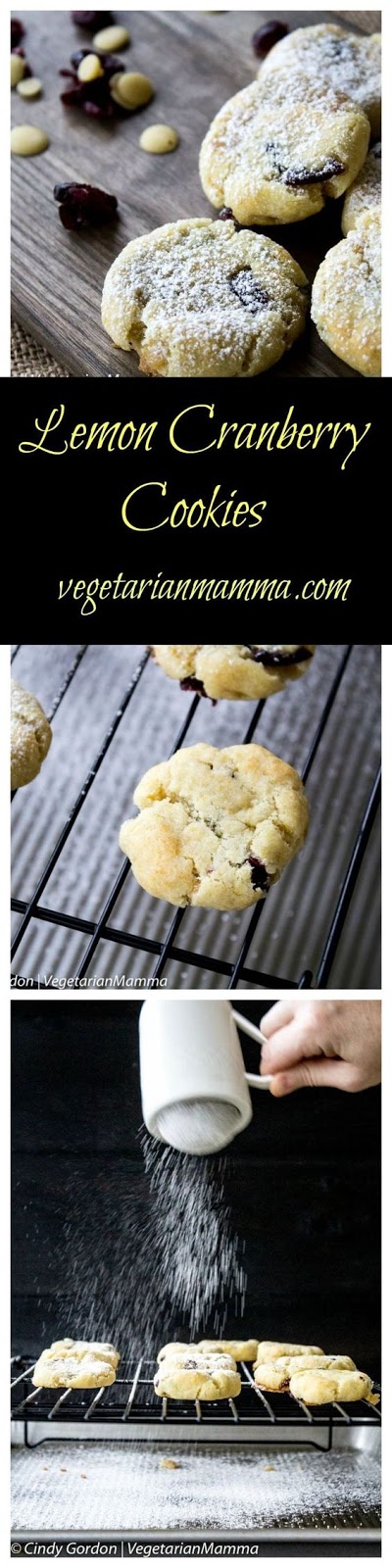 Lemon Cranberry Cookies - Quick and Easy Recipes