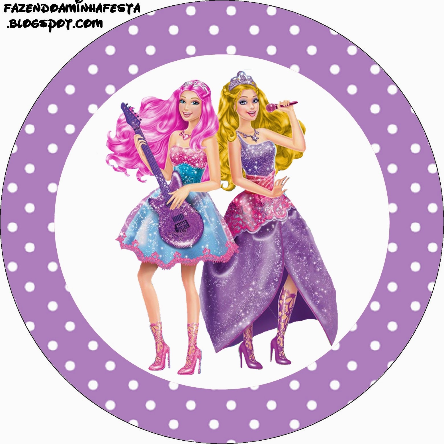 Barbie Rock Star: Free Printable Candy Bar Labels. - Oh My Fiesta! in ...