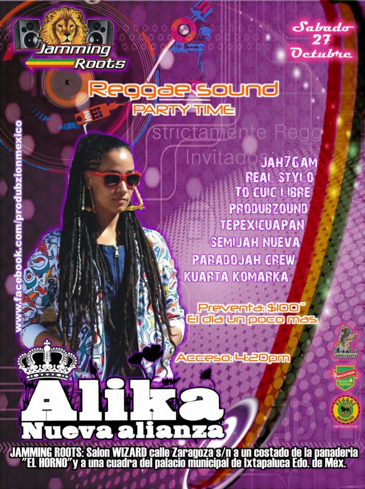 Voces en Resistencia Reggae México: Alika en Ixtapaluca