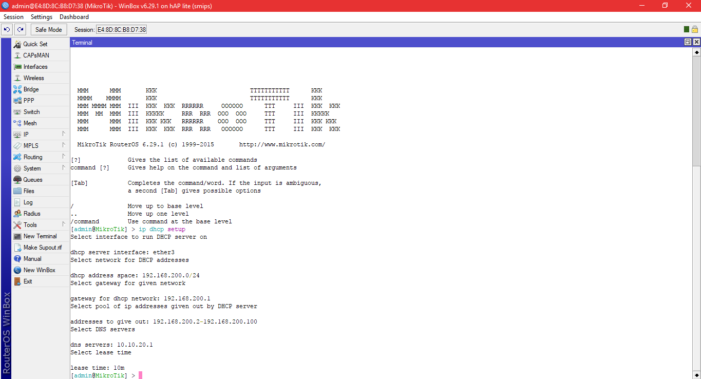 Cara Routing Mikrotik Menggunakan Terminal di Winbox - ADIBLOG