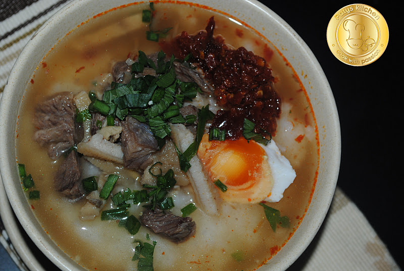 PATYSKITCHEN: SIMPLE SUNDAY WITH VIETNAMESE CHAO THIT BO' AKA MOI SUP ...