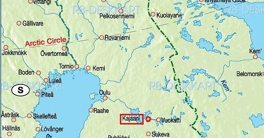 Ultima Thule: Kajaani, Finland- a town and a castle up north