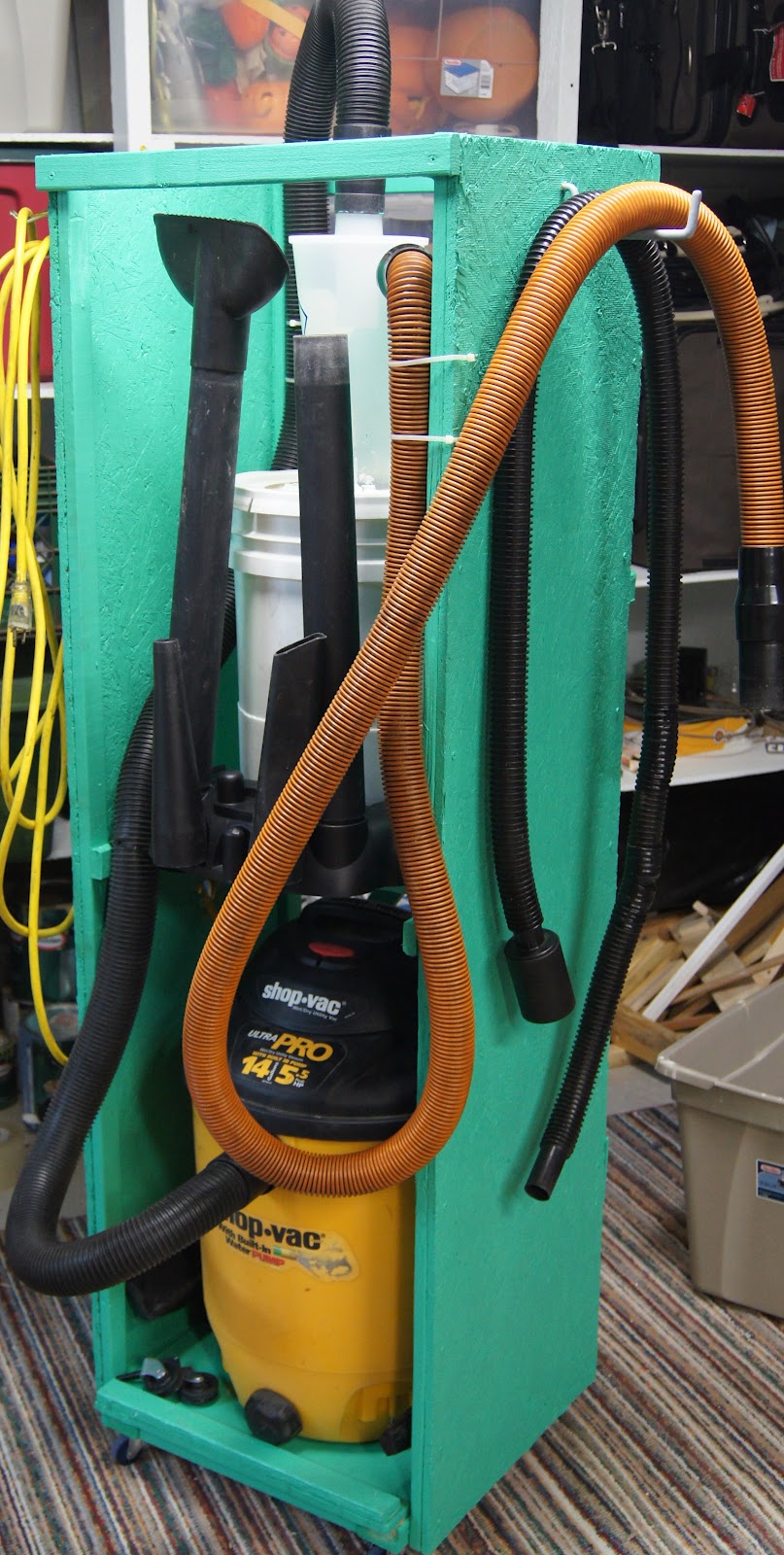 Lilly's Crazy Home Woodshop: Shop-Vac Stand with Cyclone Filter