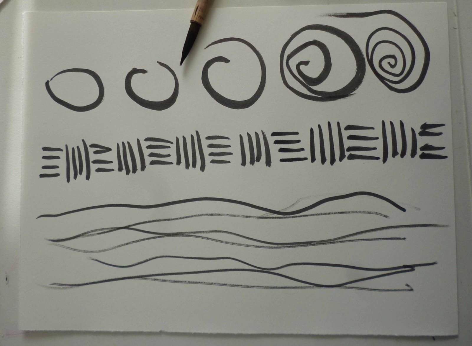 sew sew art: Making marks with "natural" tools