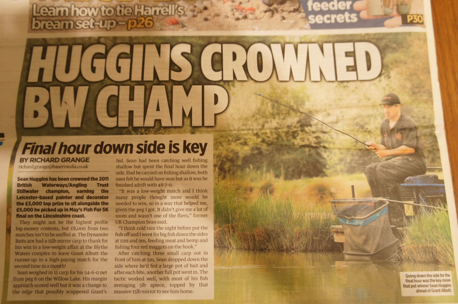 Match Fishing in Europe: 2011 - No4 : Angling Times 27th September ...