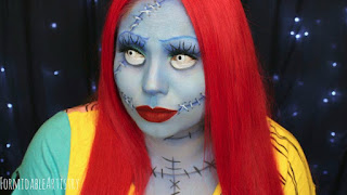 FormidableArtistry: Nightmare Before Christmas Sally makeup tutorial 31 ...