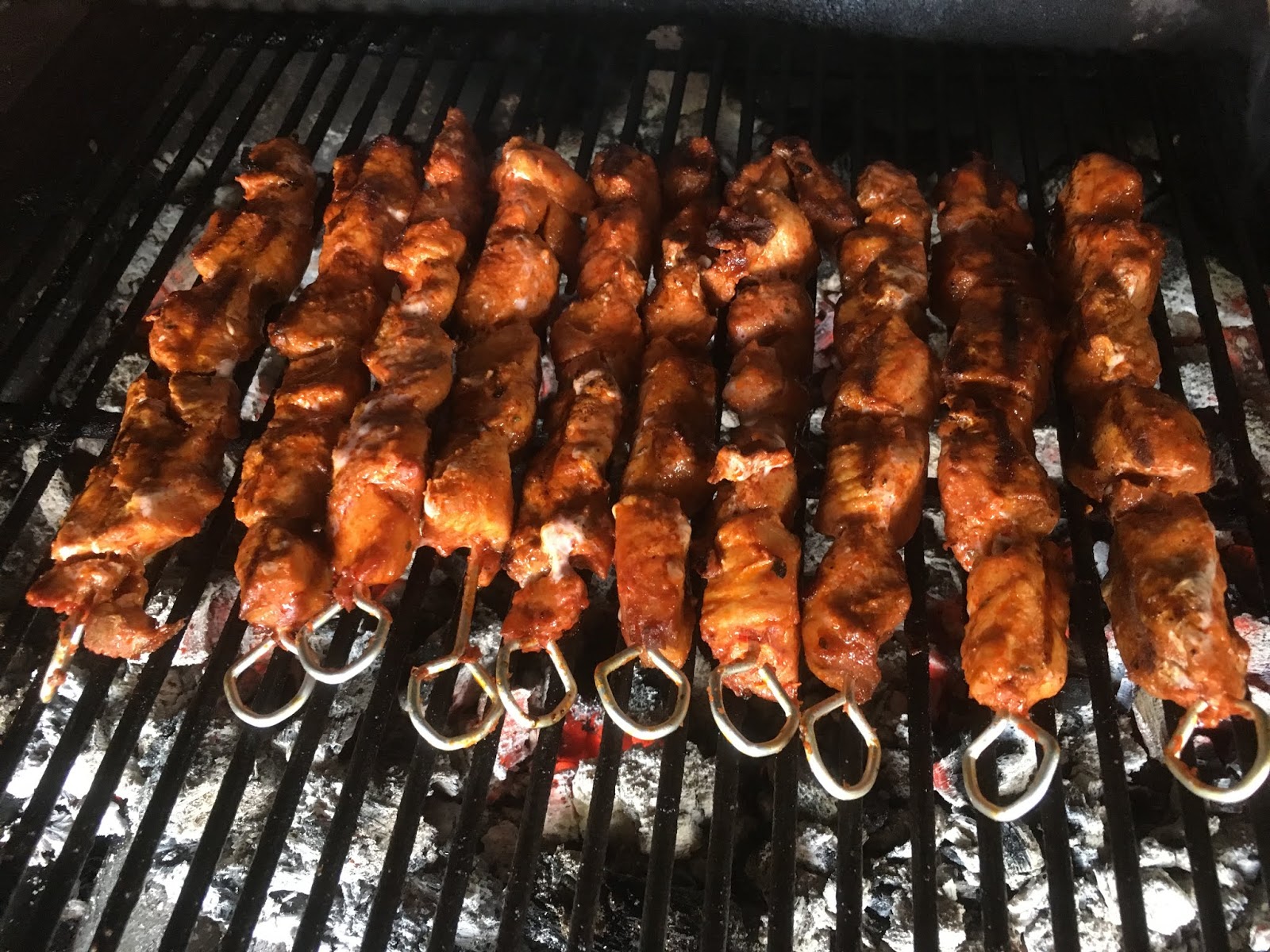 El gastrónomo: Pinchos morunos de lomo de cerdo ibérico a la brasa