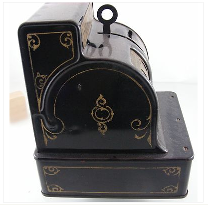 3 coin register bank history: Uncle Sams 3 Coin Register Bank History