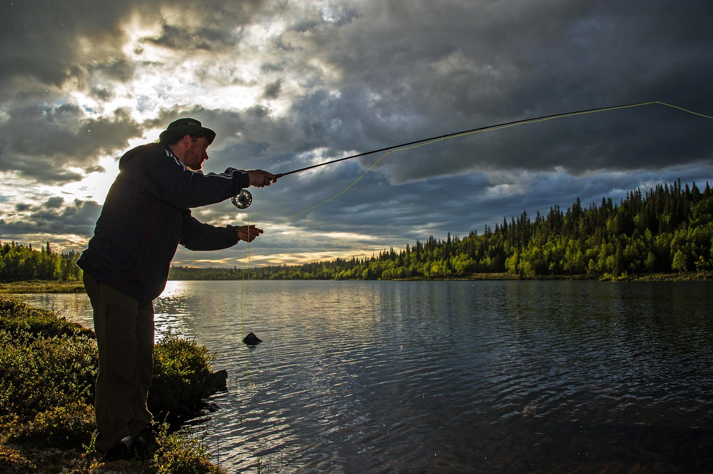 Kongeørn Nesbyen i Hallingdal: Fisketur til Langevatn Nesbyen