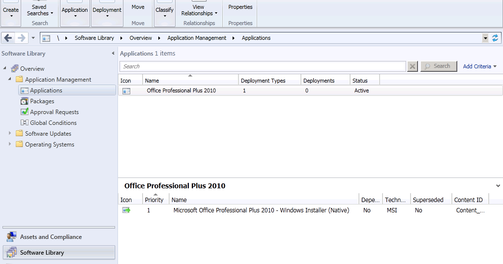 SCCM 2012: How to Create Deployment Type for Applications in SCCM