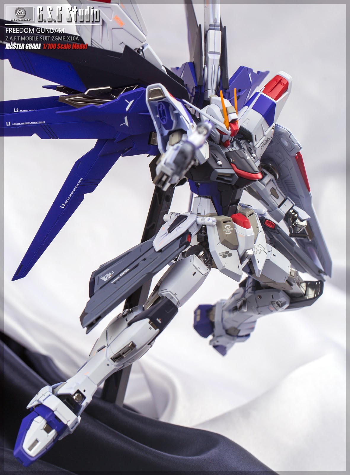 GUNDAM GUY: MG 1/100 Freedom Gundam Ver. 2.0 - Painted Build
