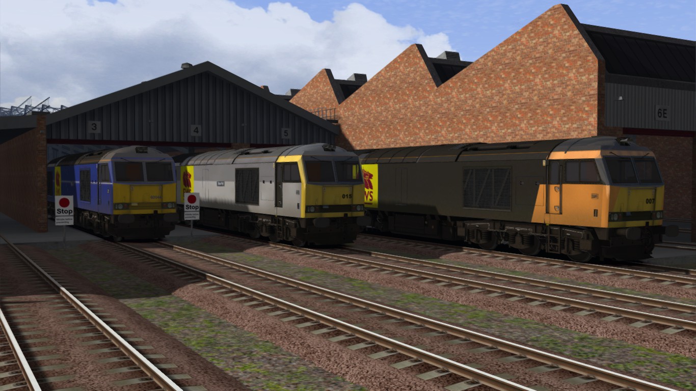 DPSimulation: Train Simulator 2013 - EWS Stickered Class 60 Pack