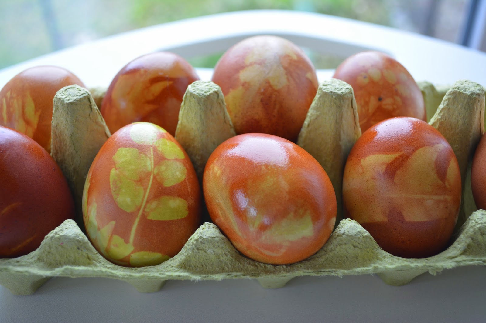 Eier natürlich färben - Teil 2