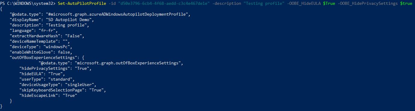 Manage Autopilot with PowerShell: More features | Syst & Deploy