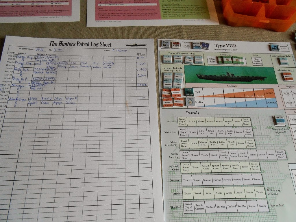 The Hunters: German U-Boats at War, 1939-43. Patrol krok po kroku ...