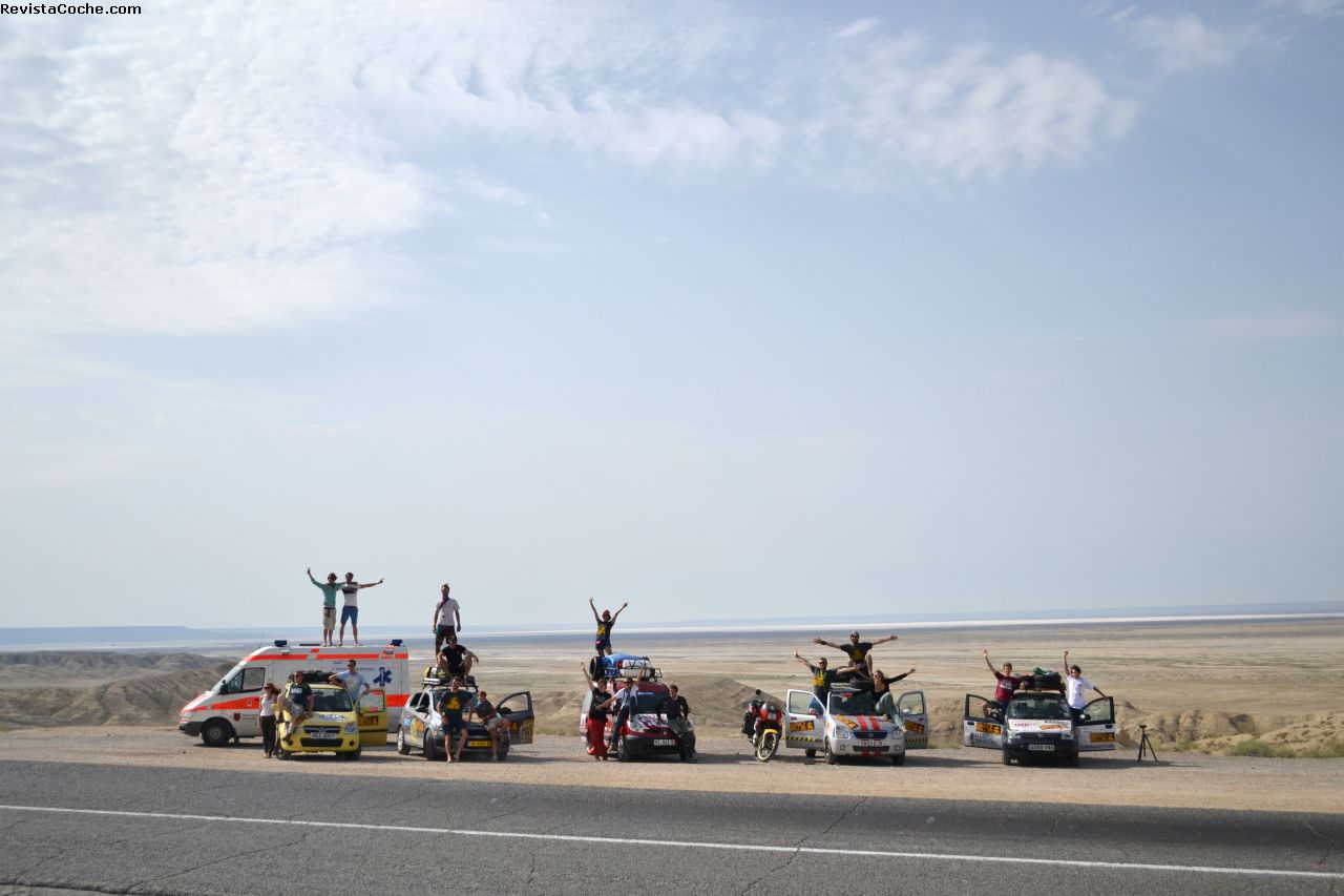Revista Coche: El Chevrolet Aveo FIRST Mongol Rally alcanza la meta