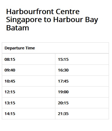 Horizon Ferry Ticket $38 | All About Batam Blog. Batam Transport ...