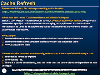 Sql server, .net and c# video tutorial: Part 130 – Reloading or refreshing cache automatically ...