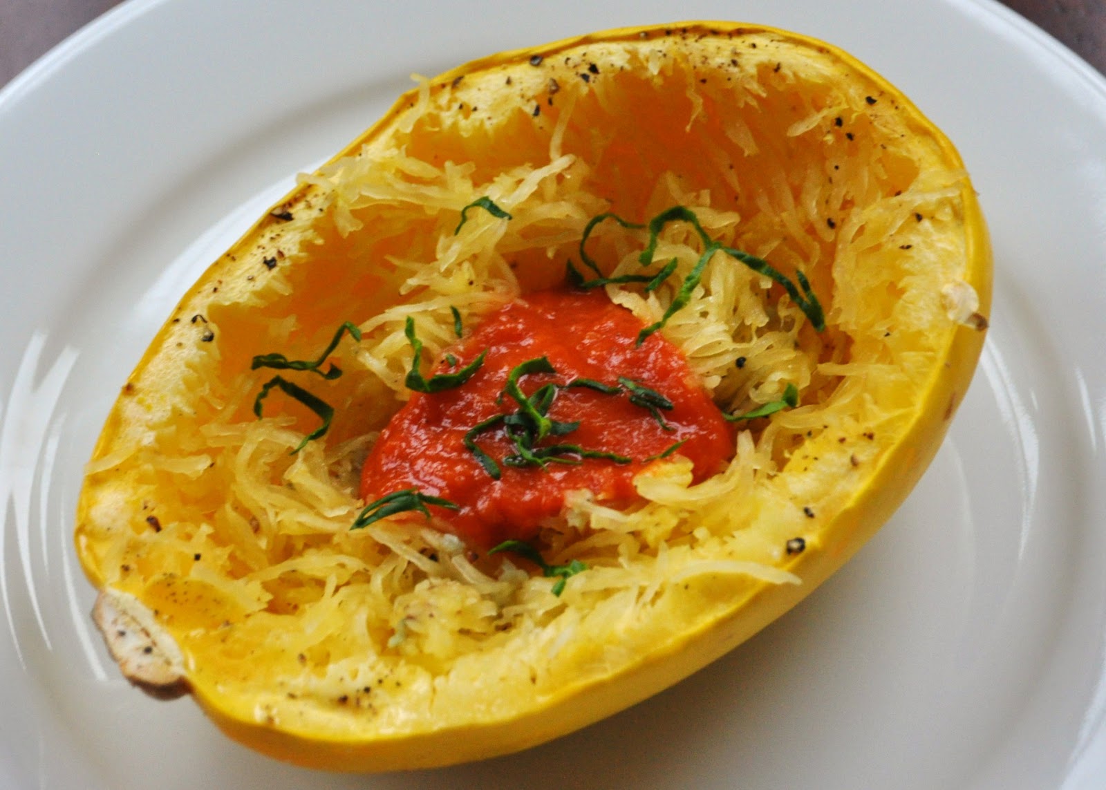 A LA GRAHAM: ROASTED SPAGHETTI SQUASH- CLEAN EATING