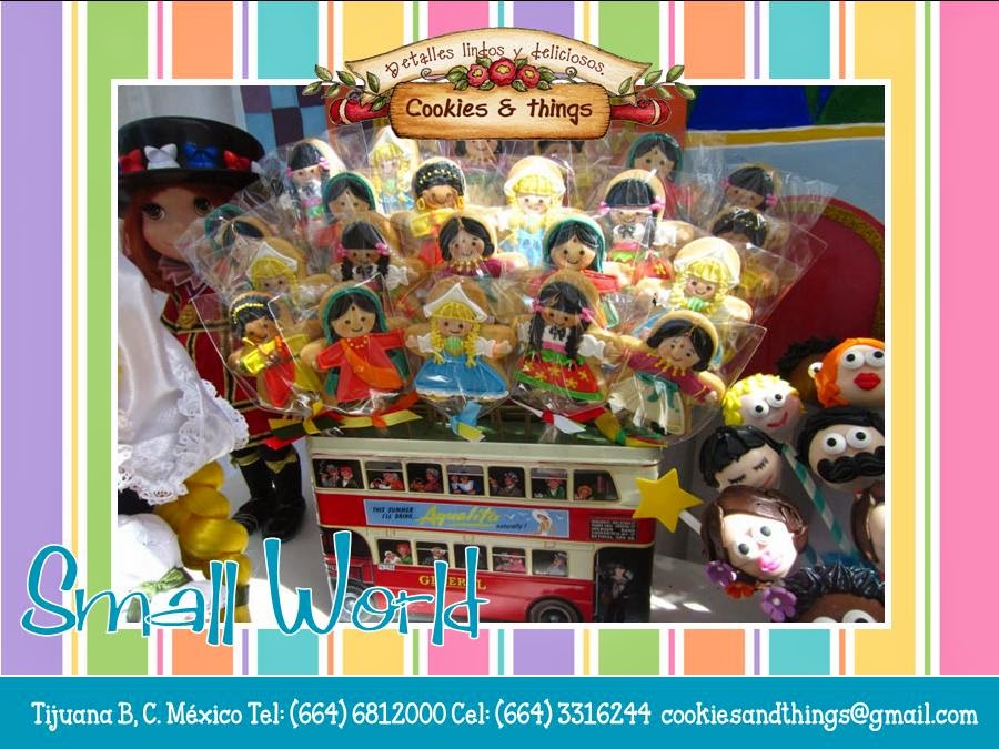 galletas decoradas, centros de mesa, manualidades, personajes madera ...