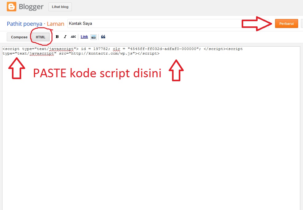 CaraOtodidak: Membuat Contact Form/Formulir Kontak