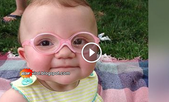 Wow Viral!: Visually Impaired Baby Puts On New Glasses And Sees Her ...