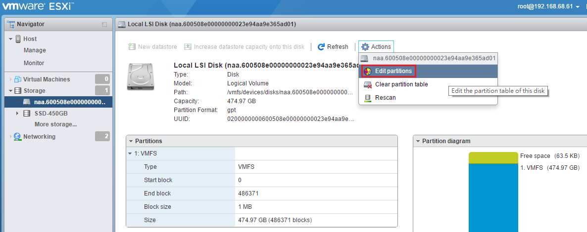 Lab Vm Testing How To Create Vmfs 6 Datastore In Esxi 6 5 Host And