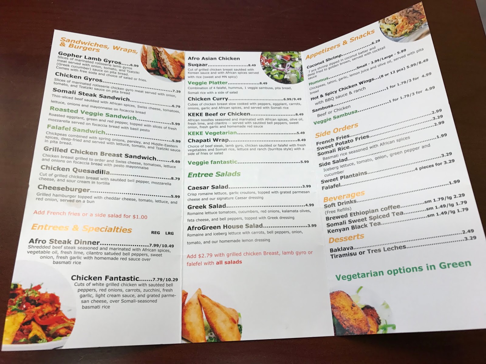 [Minneapolis - Stadium Village] Afro Deli