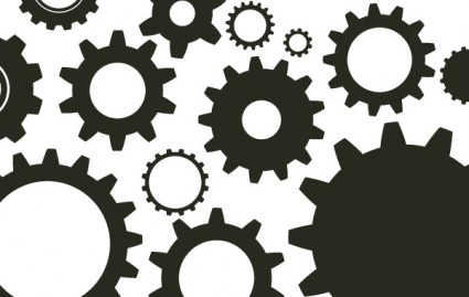 Các loại Bánh răng file Vector - công ty in ấn