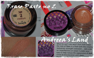 Review &swatches: Benefit Erase Paste ~ Andreea's Land ♥