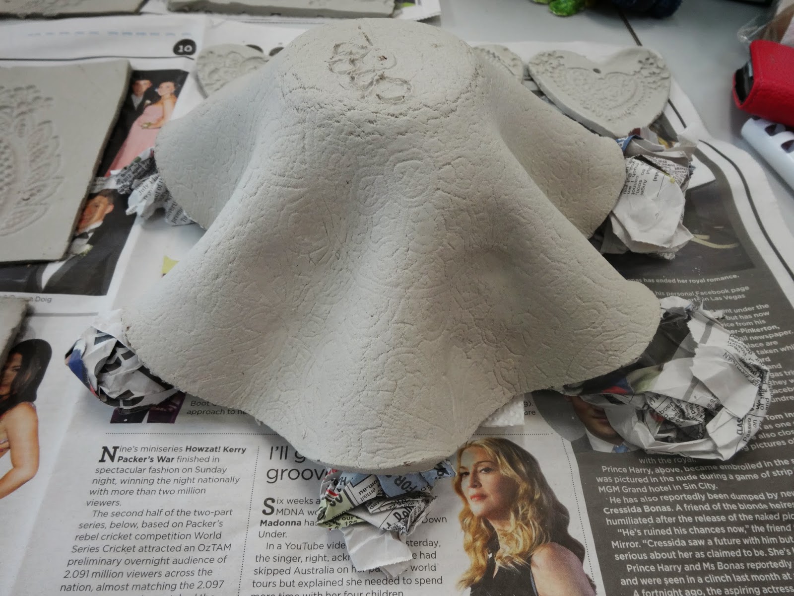 Once upon an Art Room: Clay Chihuly Bowls