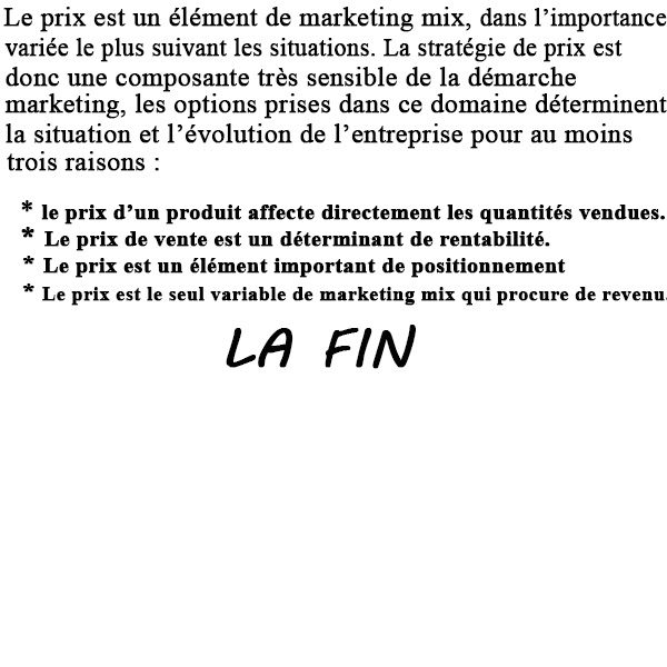 le prix en marketing | 1marketingfacile