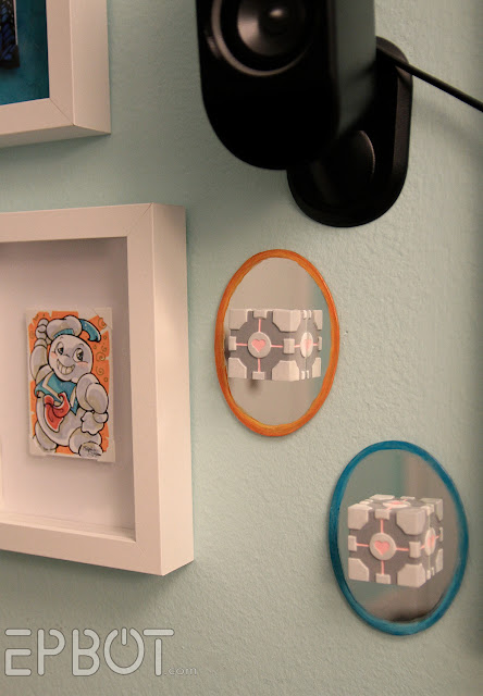 EPBOT: DIY Mini Wall Portals & Companion Cubes