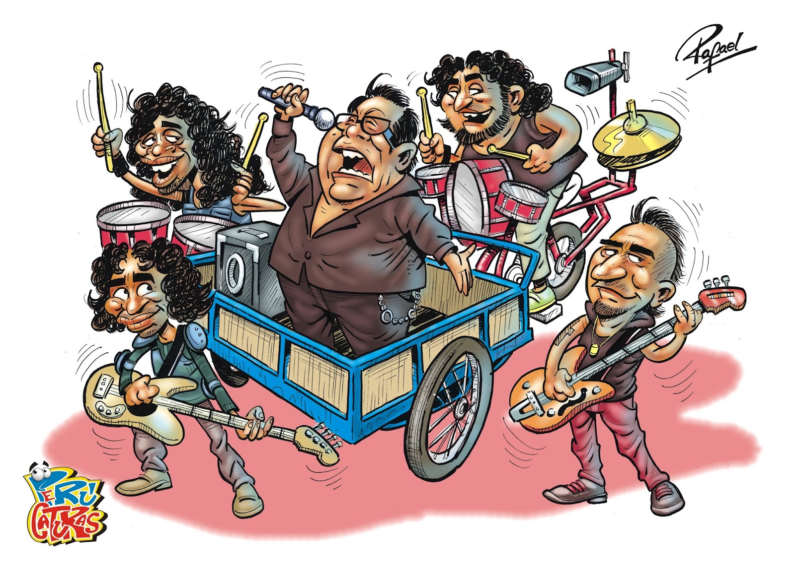 LOS GARABATOS DE RAFO: los mojarras, caricaturas