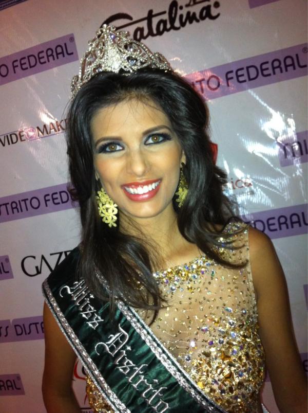 Beleza de Miss: Tamires Rodrigues é a Miss Distrito Federal 2012