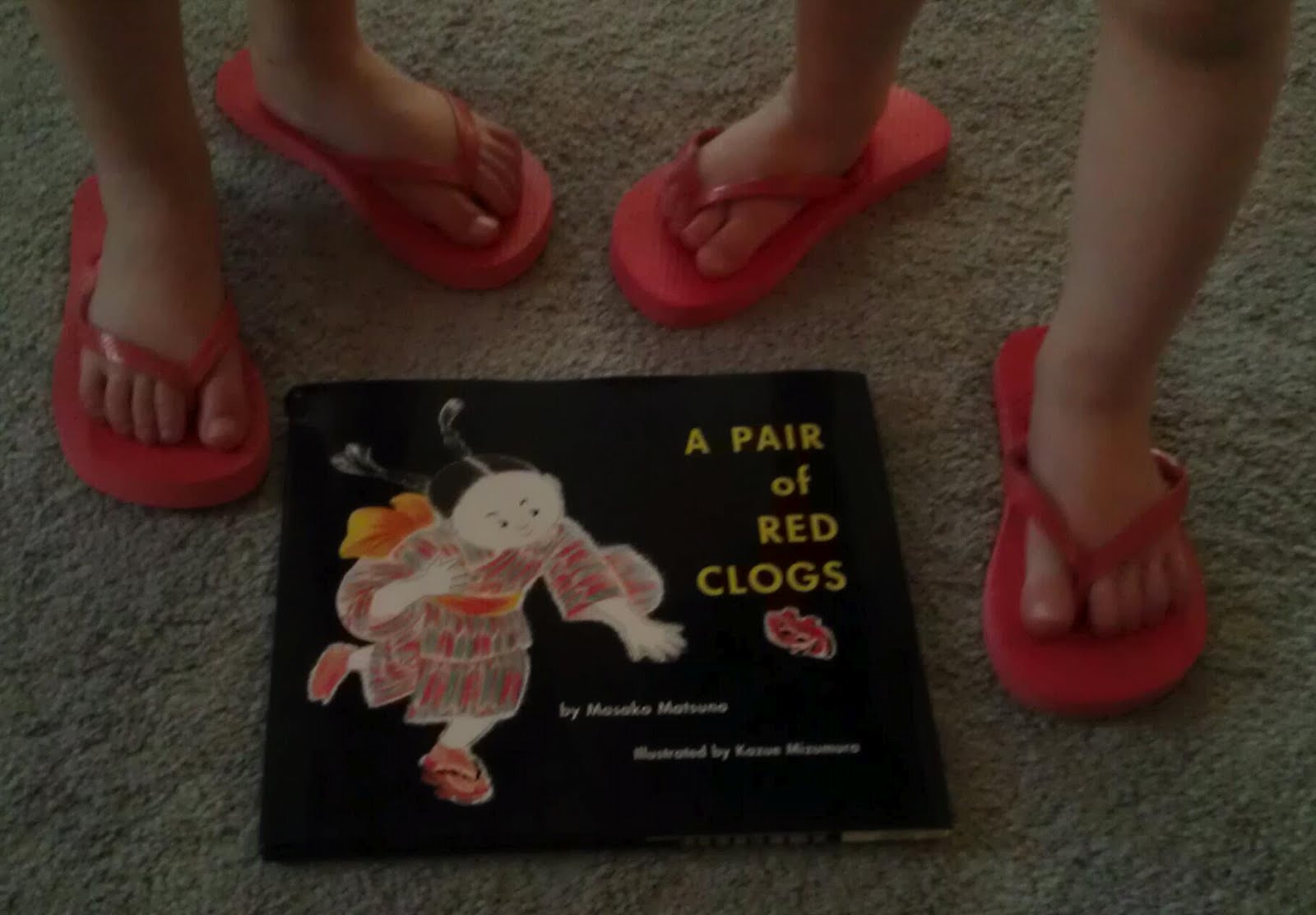 Love Life Laugh Learn: A Pair of Red Clog!