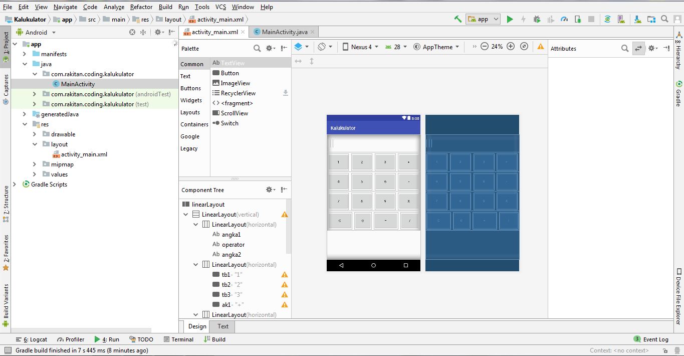 Membuat Aplikasi Android : Kalukulator Sederhana Menggunakan Android ...
