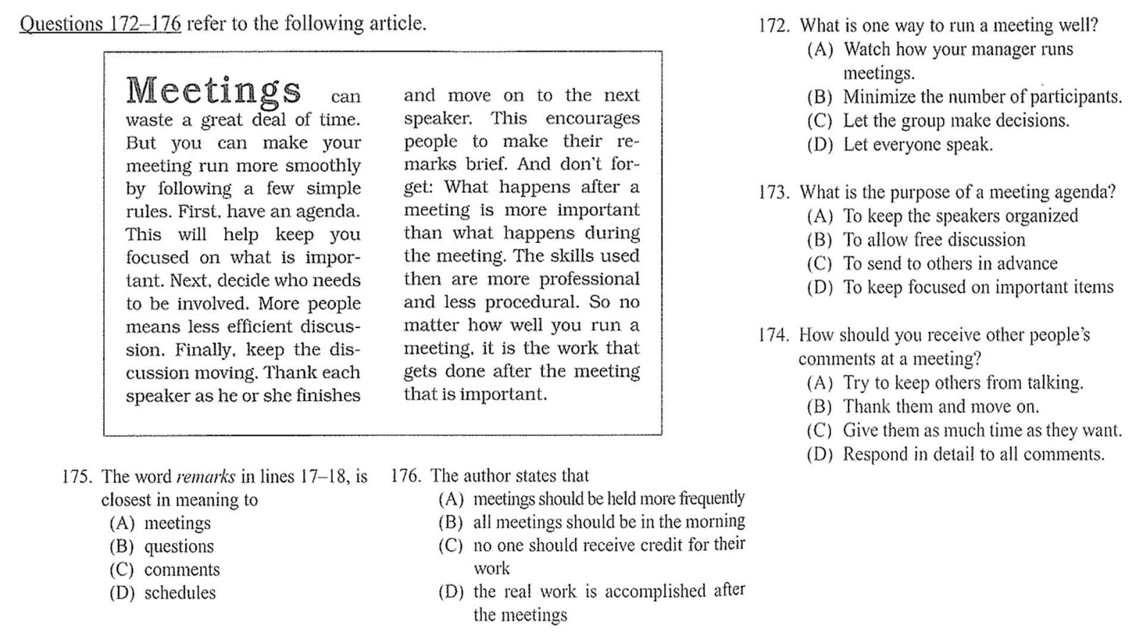 Full TOEIC Test 3 | Full Toeic Test Online Free
