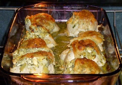Recipes & Recipes: Stuffed Chicken