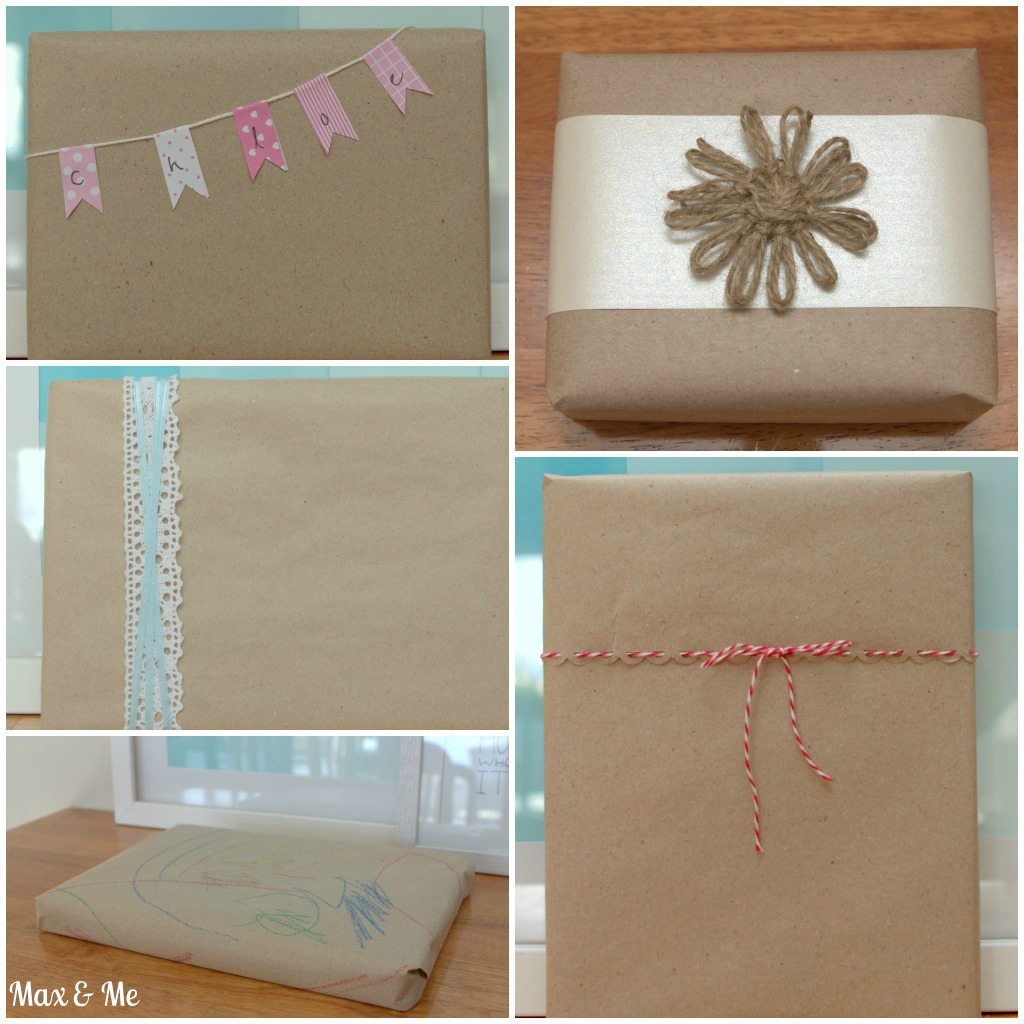 Max & Me: 5 Ways with Kraft Paper
