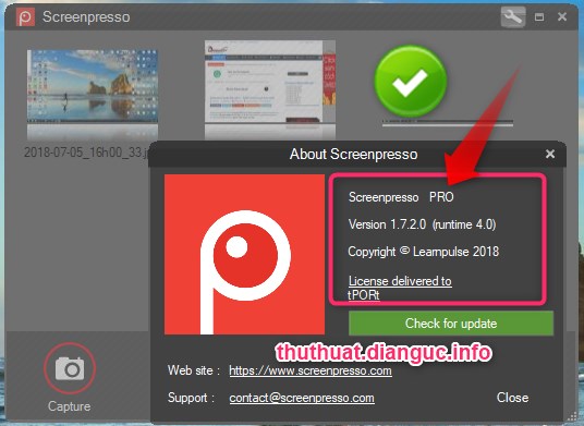 Download Screenpresso Pro 1.7.2.0 Full Serial key | Viết bởi Dungtuyt