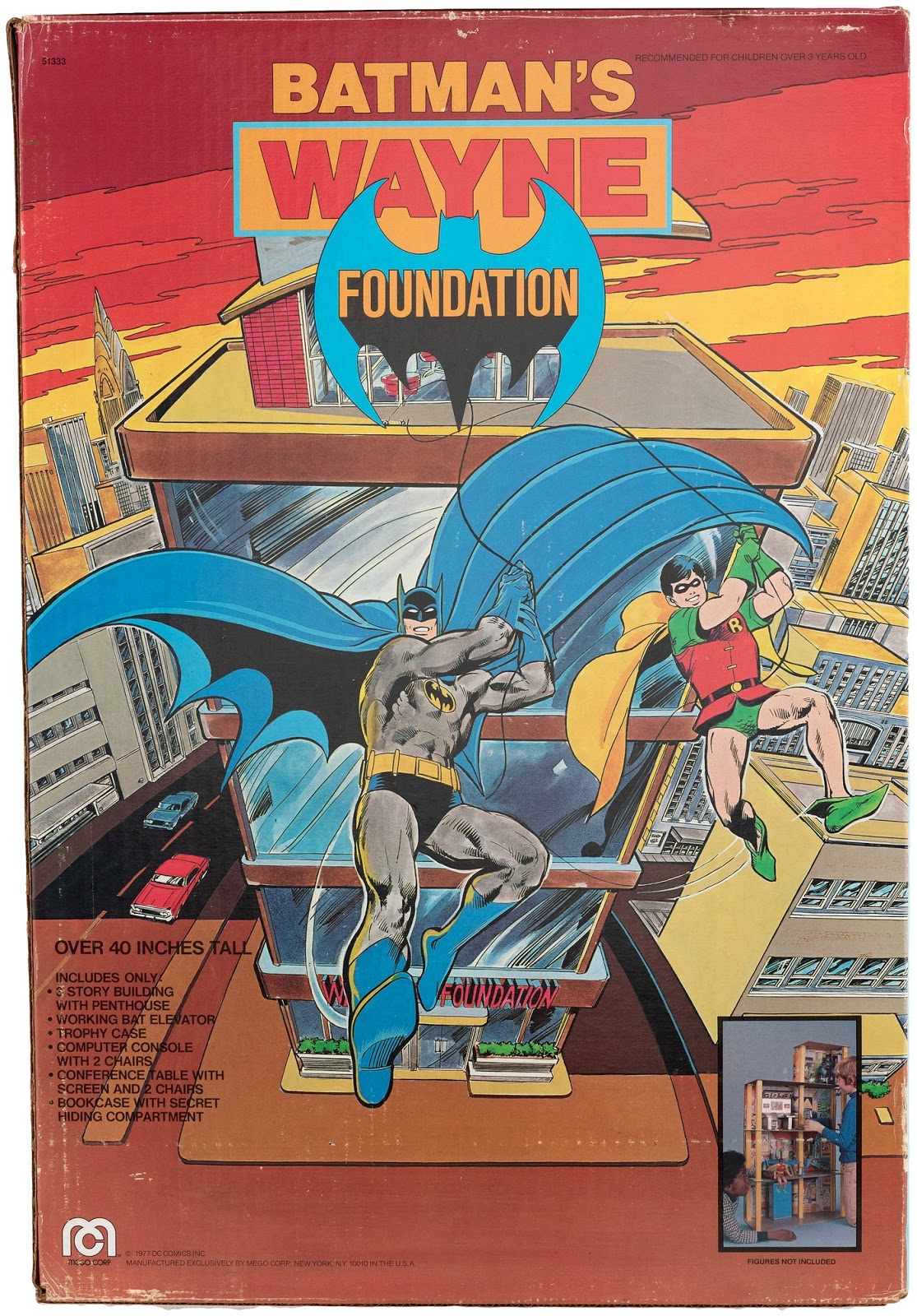 Super Powers: Batman's Wayne Foundation Playset | Weird Fantastic Toy ...