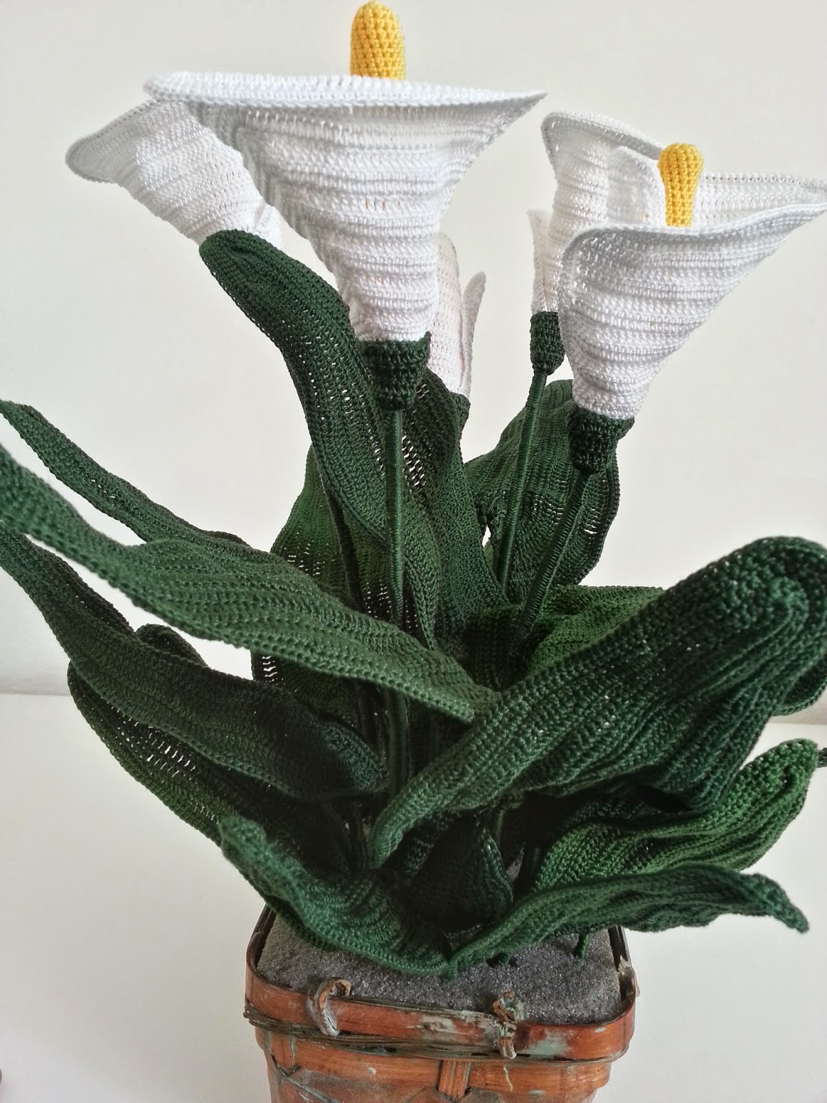 How to crochet a Calla lily