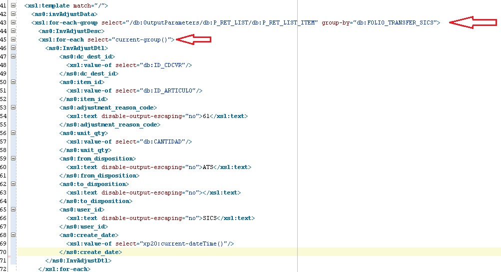 Oracle Soa And More Grouping With Xslt 20 In Oracle Soa 11g