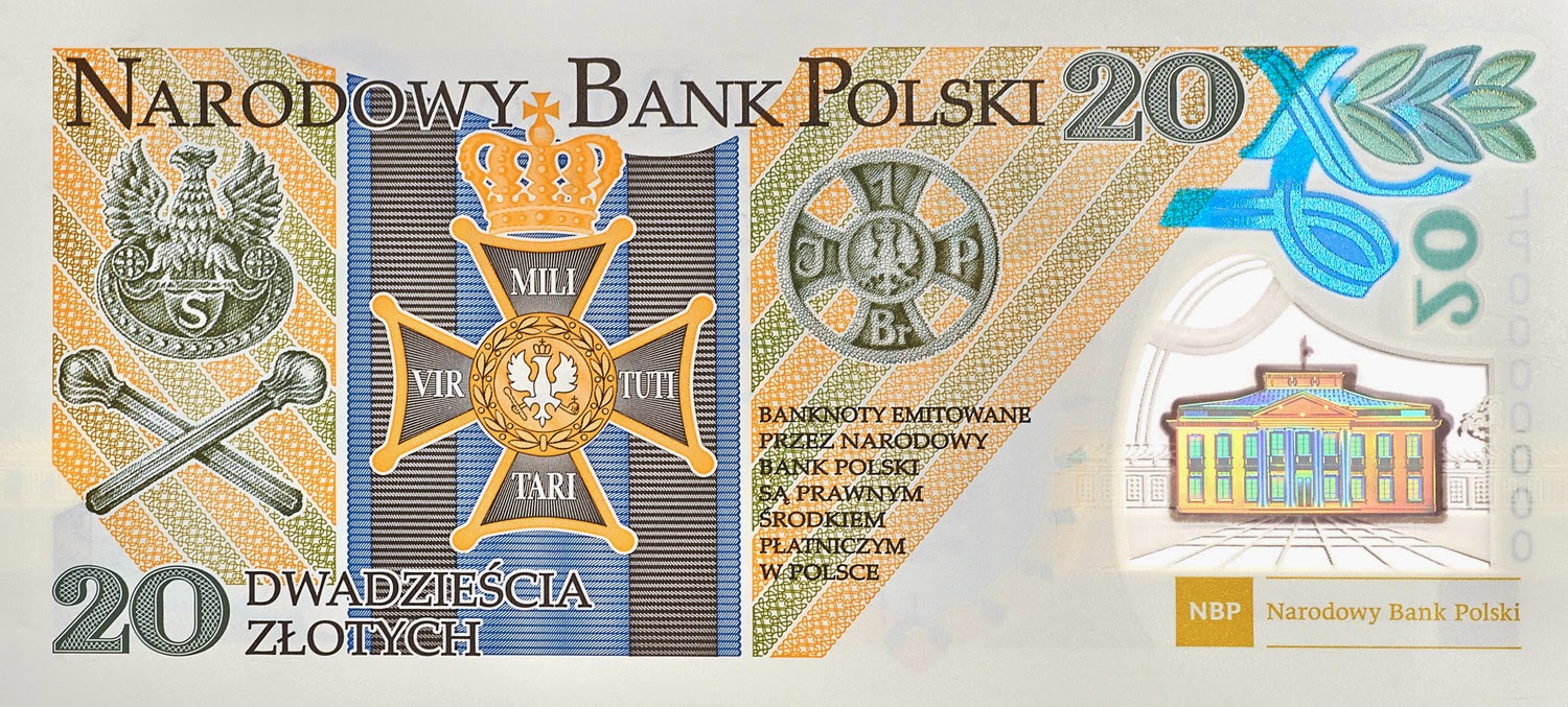 Poland 20 Zloty banknote 2014 Jozef Pilsudski|World Banknotes & Coins ...