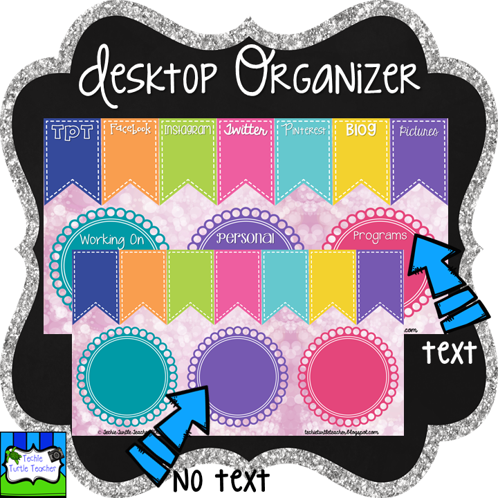 Tech Tip - Desktop Organizer Freebie