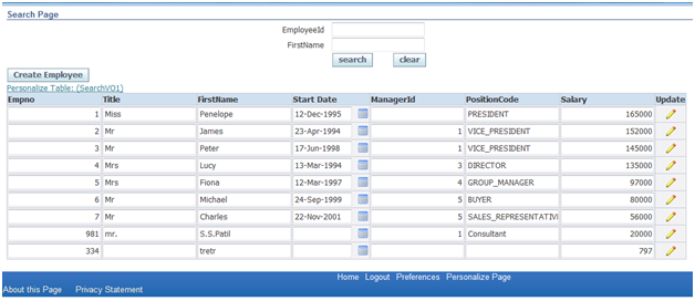 OAF by SSPatil: Update Page in OAF OAF by SSPatil: Update Page in OAF