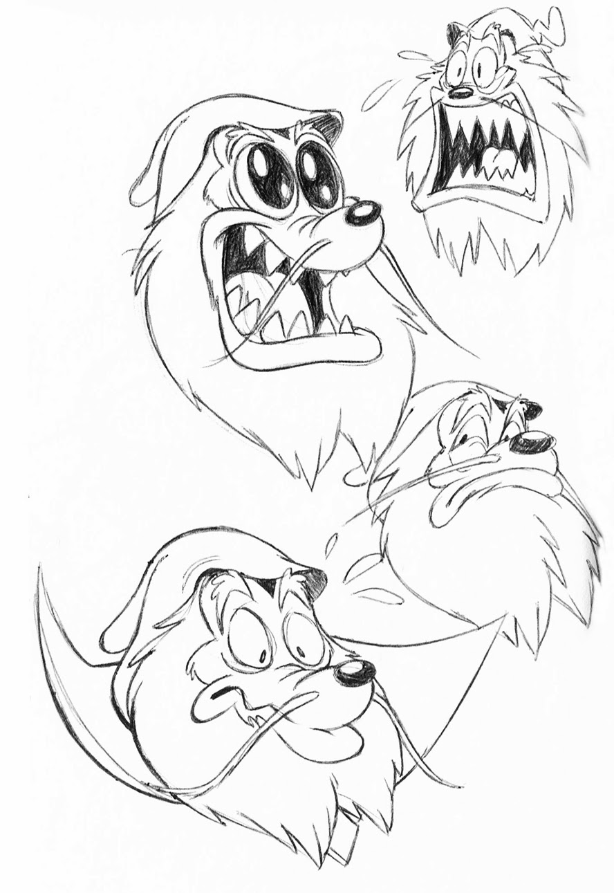 Grillhouse: Merlock sketch pile 01